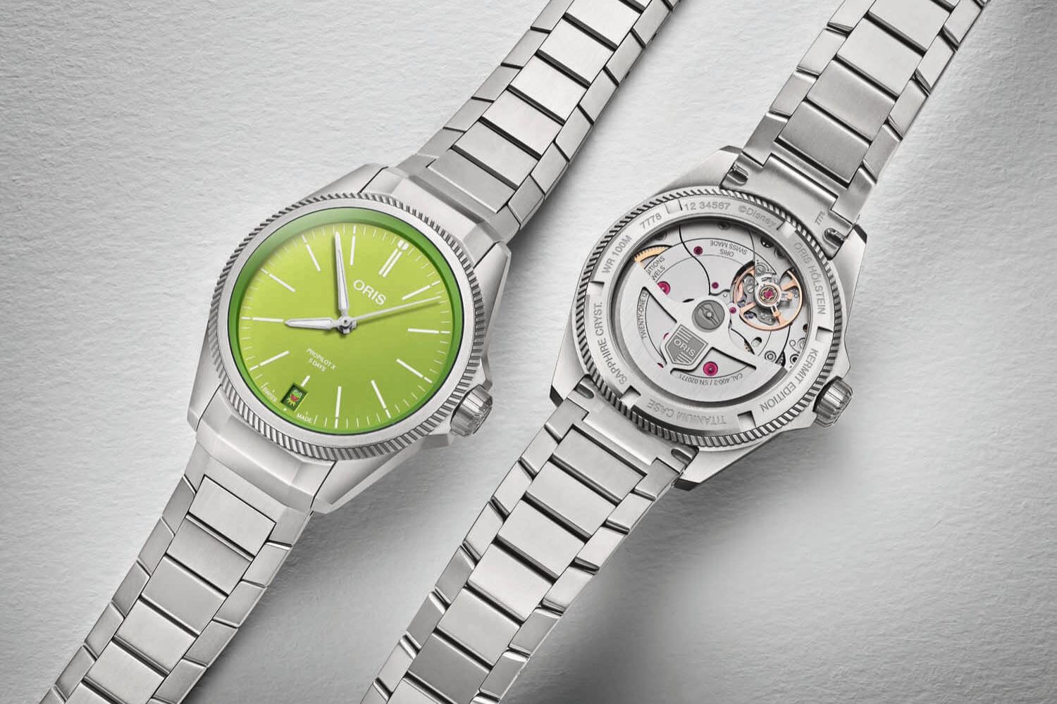 Oris Pro Pilot Kermit, carácter, color y relojería con personalidad